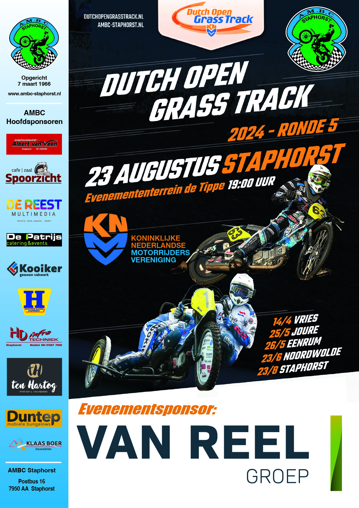 Grass Track Calendrier 2024